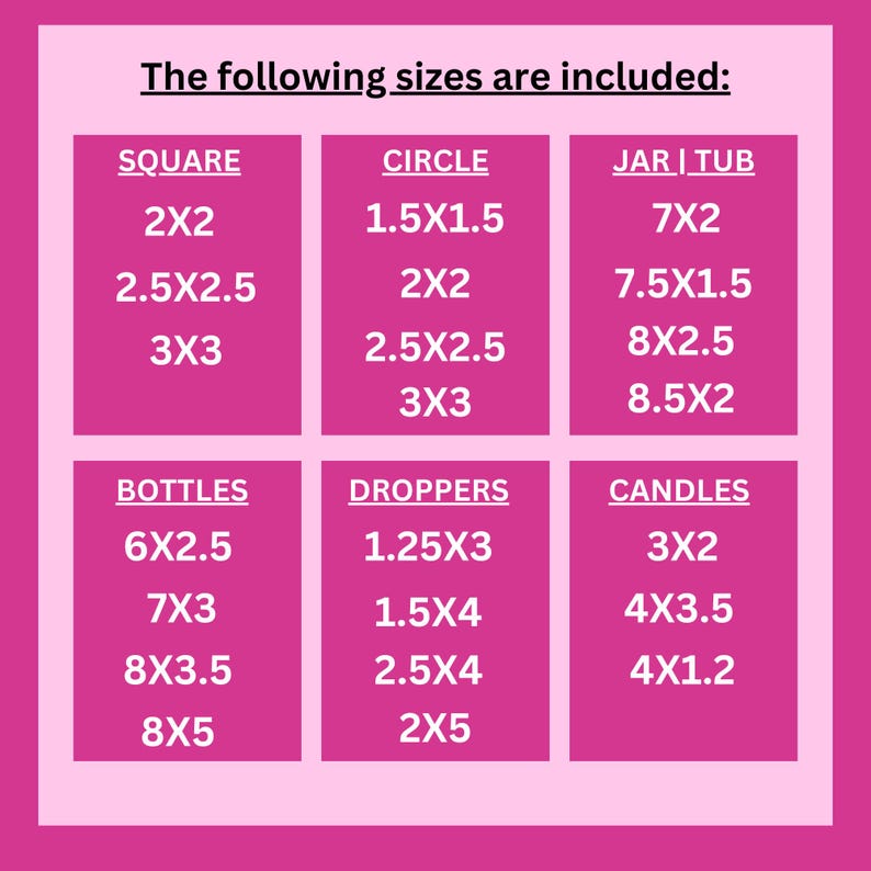 DIY Editable Label Template Bundle | Cosmetic Label Template | DIY ...