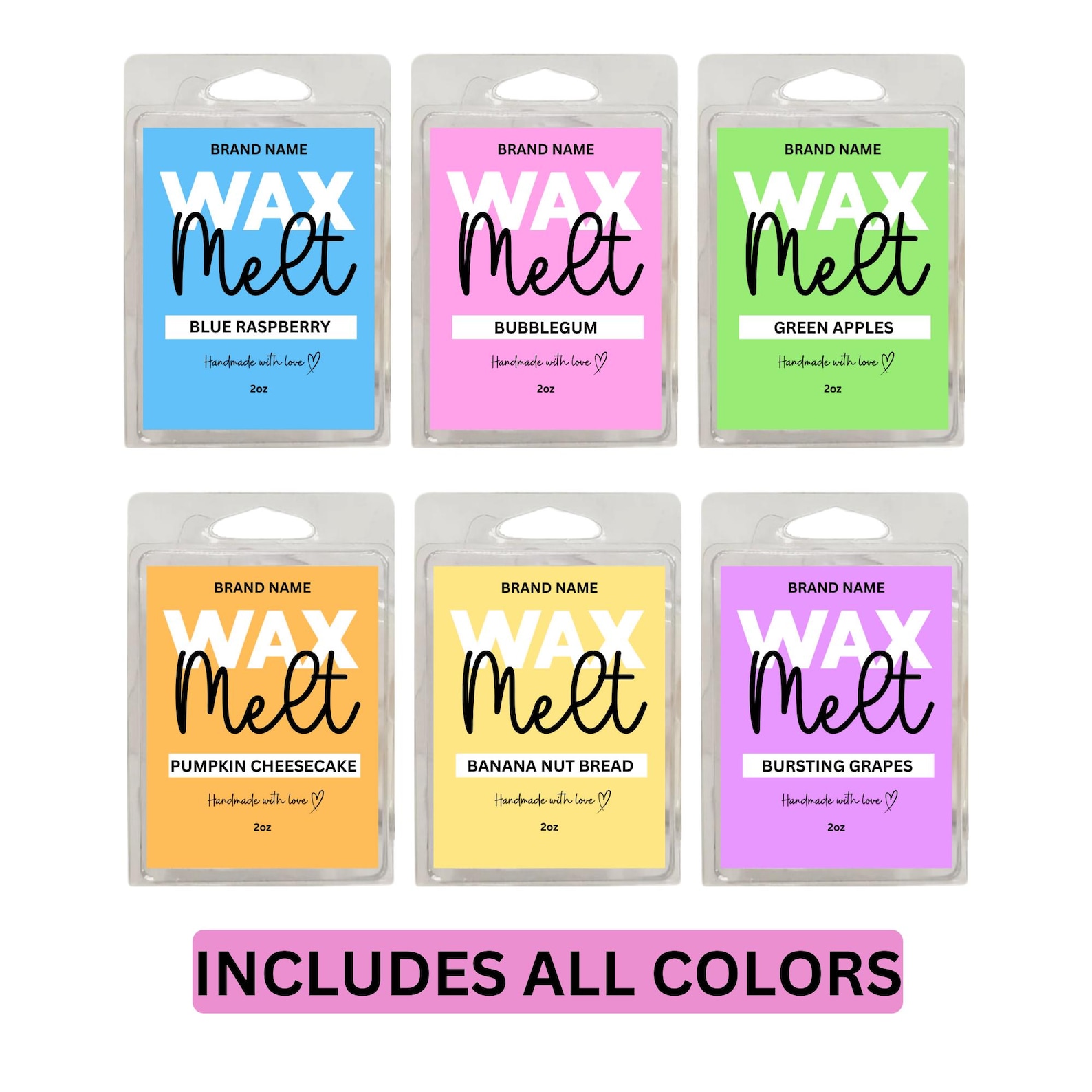 DIY Wax Melt Label / Canva Editable Labels / Wax Melt Labels / Luxury ...