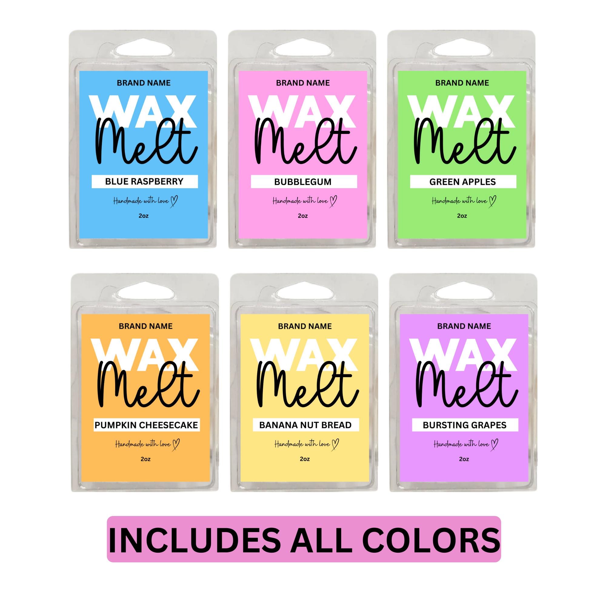 DIY Wax Melt Label / Canva Editable Labels / Wax Melt Labels / Luxury ...