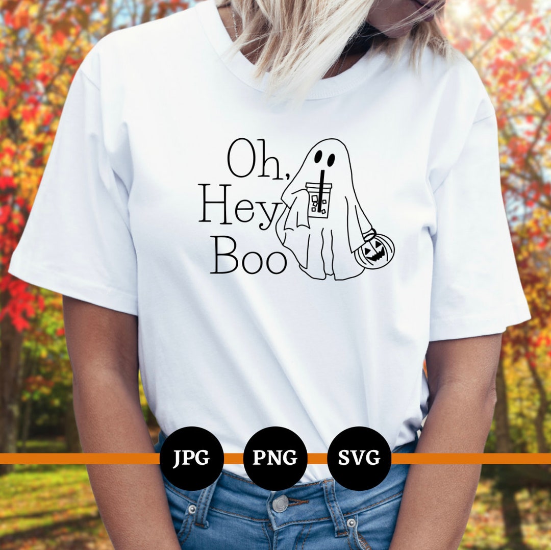Oh Hey Boo, SVG, PNG, JPG, Funny Halloween, Cute Halloween, Pumpkin ...