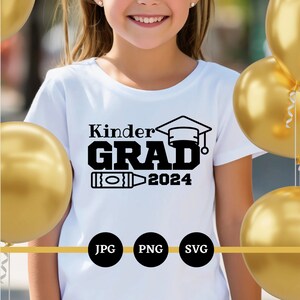 Kinder Grad, 2024, Kindergarten, Graduate, Graduation, SVG, PNG, JPG ...