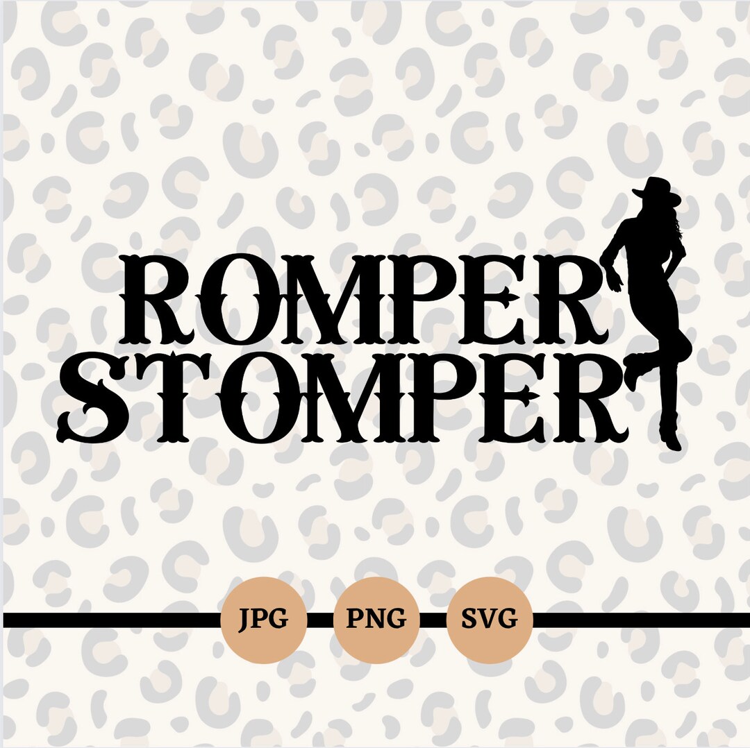 Romper Stomper, SVG, PNG, JPG, Country Music Concert, Friends, Digital ...