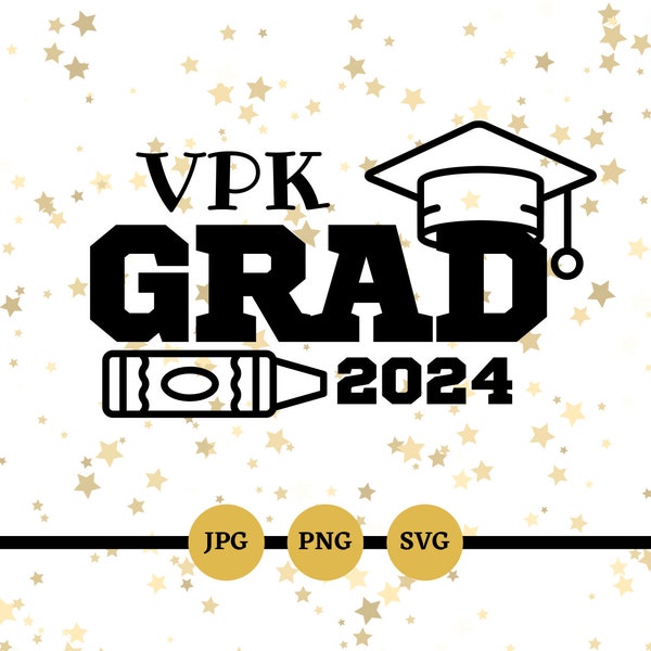 Vpk Graduation Svg - Etsy