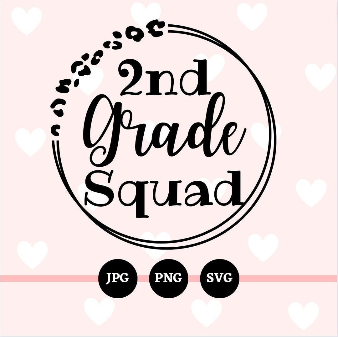 2nd Grade Squad, Second Grade, Team, Teacher, Leopard Print, Crew ...