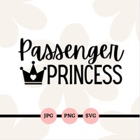 Passenger Princess | SVG - Etsy