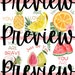Tropical Fruit Printable Art, PDF, Classroom Theme Posters, Watercolor ...