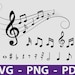 Musical Notes, Musical Notes Svg, Musical Notes Clipart, Guitar Note ...