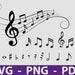 Musical Notes, Musical Notes Svg, Musical Notes Clipart, Guitar Note ...