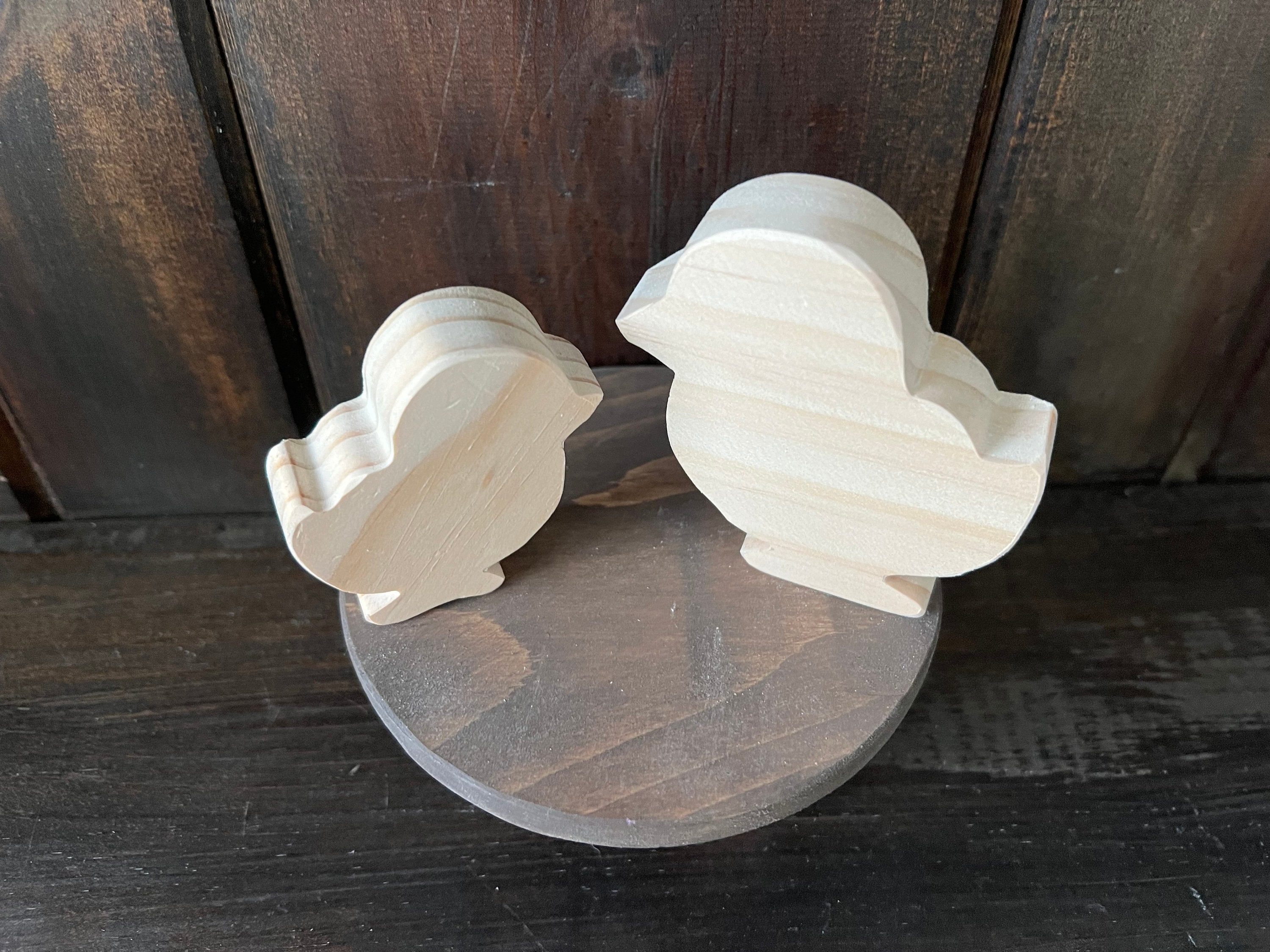 Chicks | Wooden Shapes | Tiered Tray Decor | Shelf Sitter | DIY ...