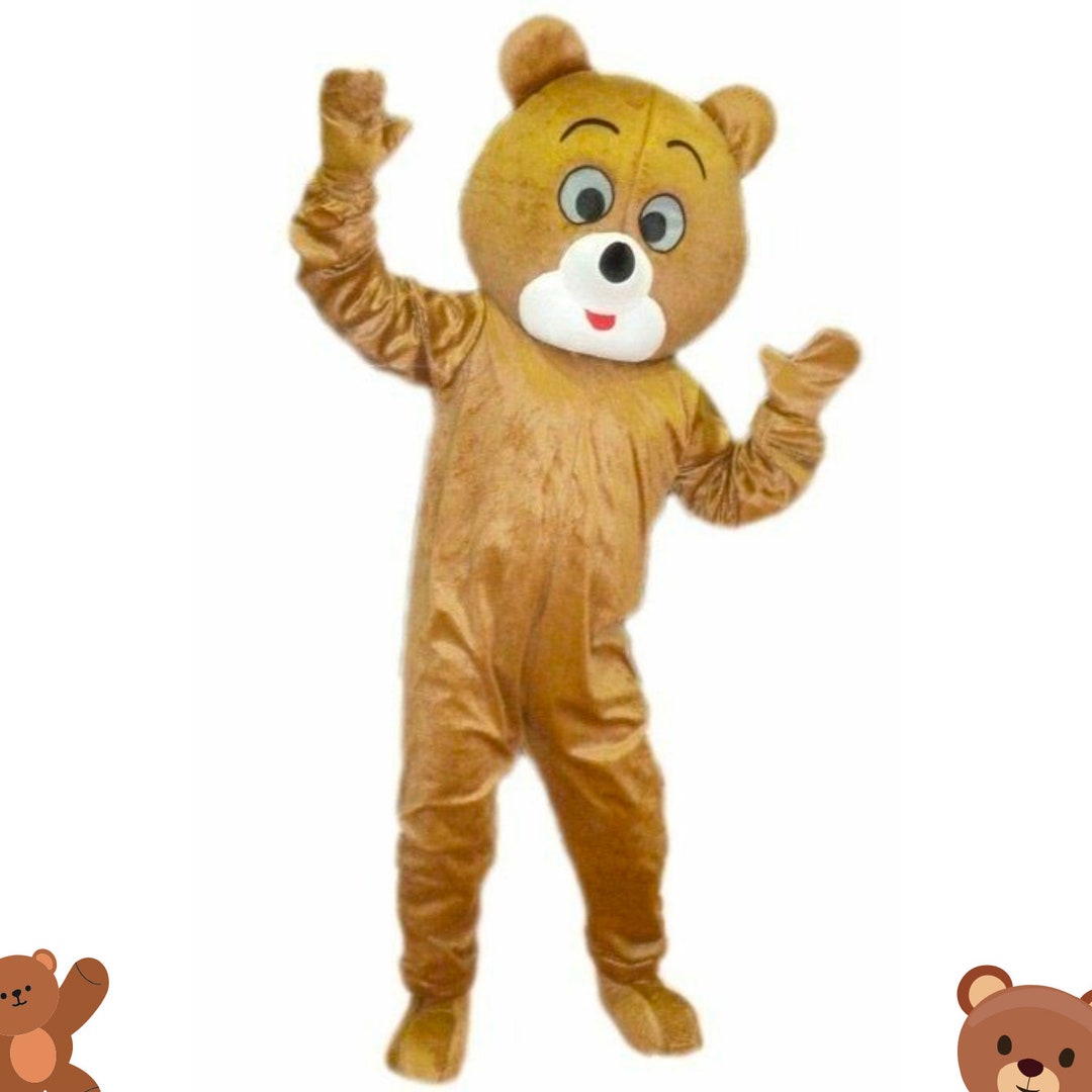 Bear Mascot Costumes for Adult Animal Cosplay Custom Mascot Dress - Etsy