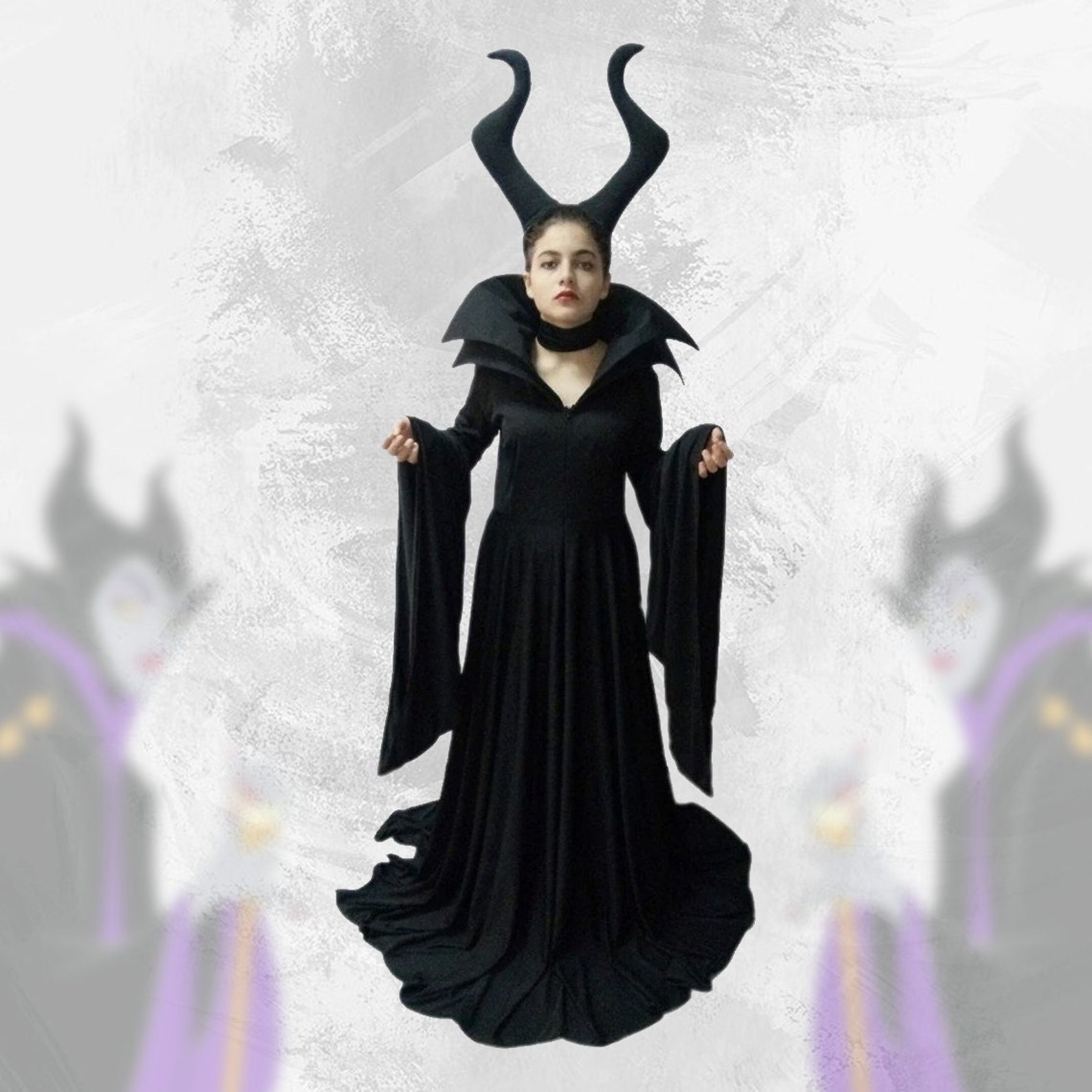 Maleficent Costume for Women Character Costumes Halloween - Etsy