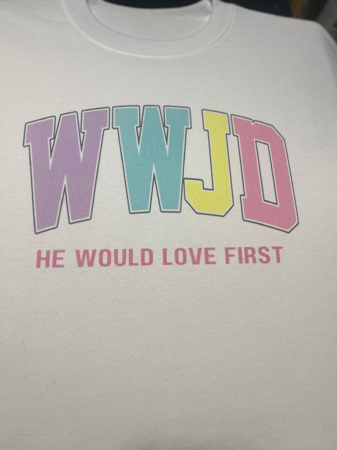 WWJD He Would Love First - Etsy