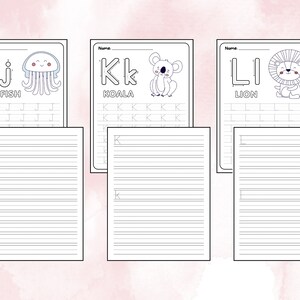 Tracing the Alphabet: Handwriting Practice, Tracing Practice, Pencil ...