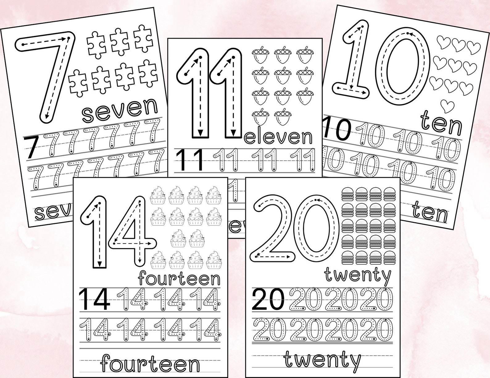 Tracing Numbers: Handwriting Practice, Tracing Practice, Pencil Control ...
