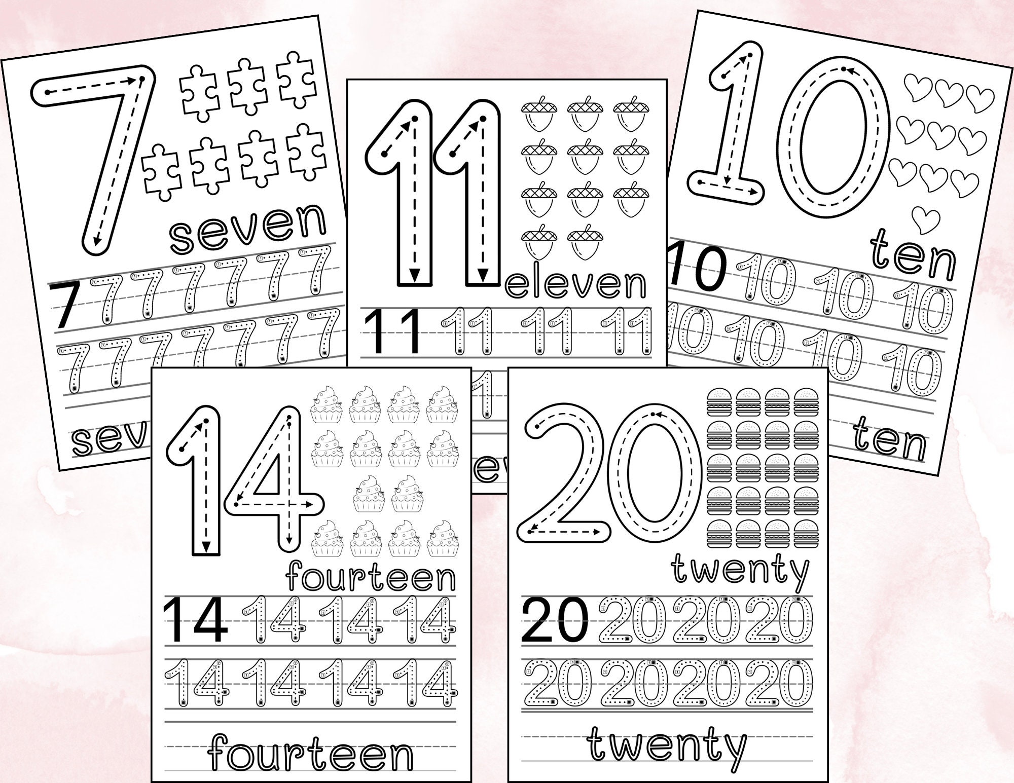 Tracing Numbers: Handwriting Practice, Tracing Practice, Pencil Control ...