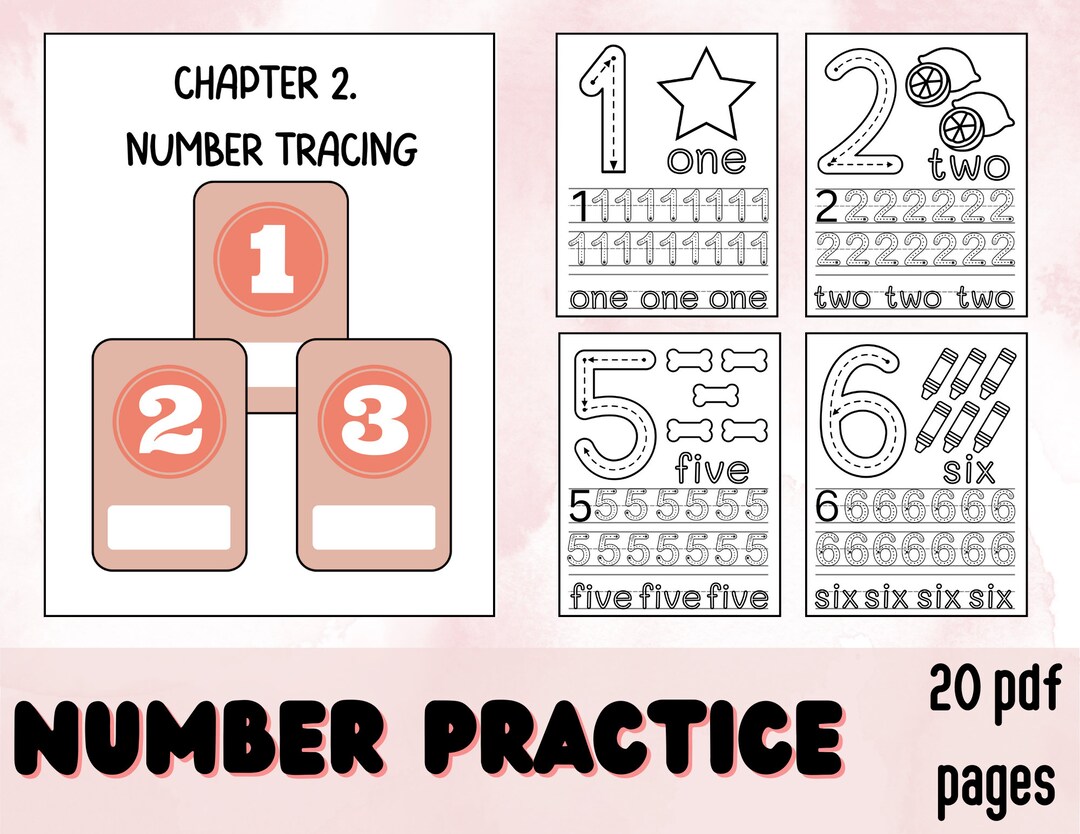 Tracing Numbers: Handwriting Practice, Tracing Practice, Pencil Control ...