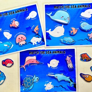 Ocean Busy Book, Marine Animals, Printable Learning Binder, Homeschool ...