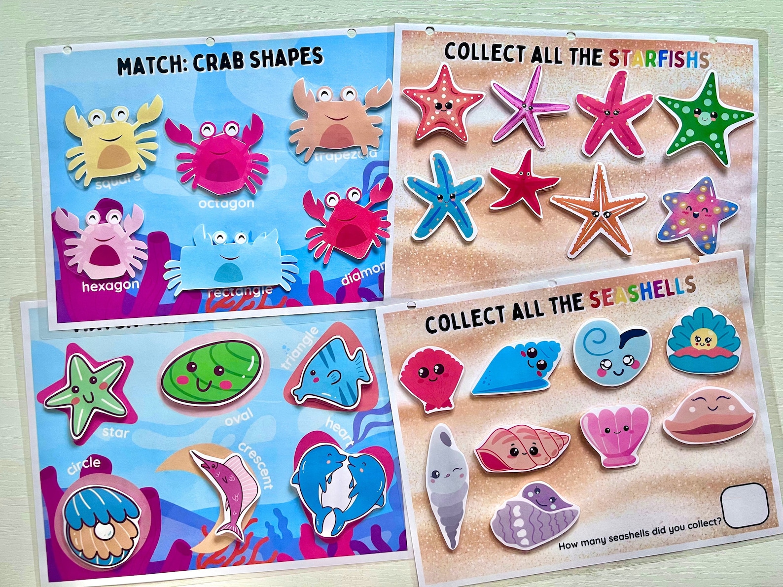 Ocean Busy Book Marine Animals Printable Learning Binder - Etsy