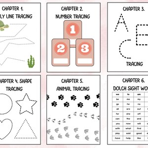 Tracing Workbook: Handwriting Practice Workbook for Kids, Lines ...