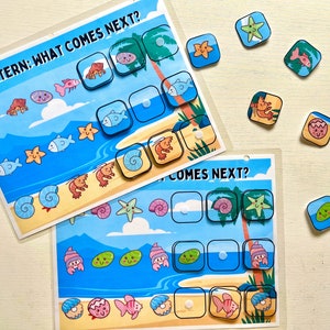 Ocean Busy Book, Marine Animals, Printable Learning Binder, Homeschool ...