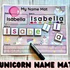 Personalized Dry Erase Name Mat Printable, Name Tracing for Toddlers ...