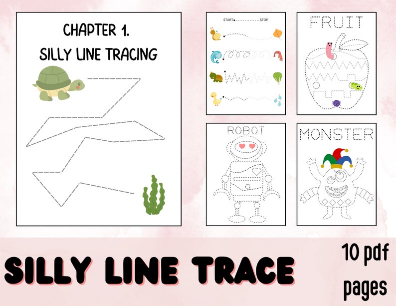 Tracing Lines: Handwriting Practice, Tracing Practice, Pencil Control ...