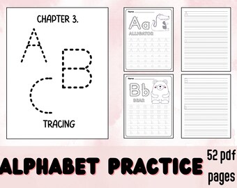 Tracing Animals: Handwriting Practice, Tracing Practice, Pencil Control ...