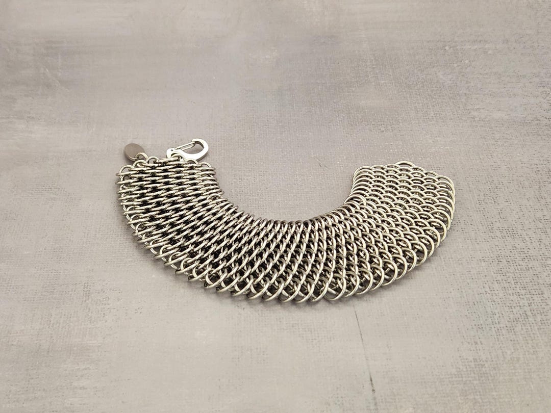 Dragonscale Chainmail Bracelet - Etsy