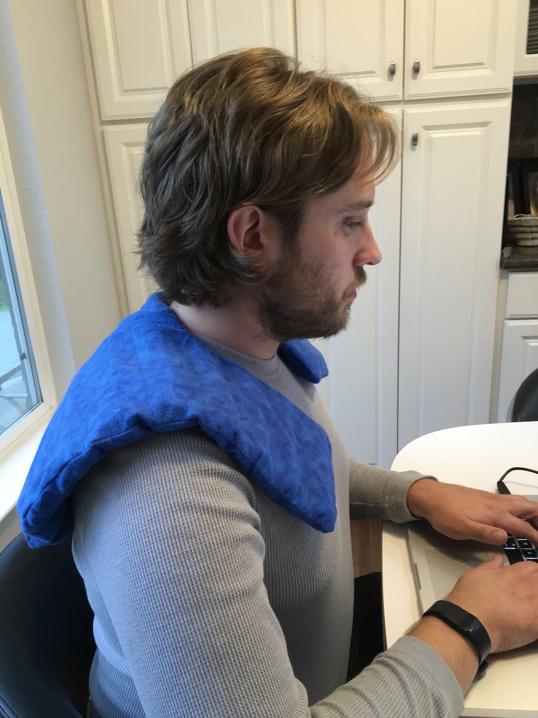 Back/shoulder Pad, Microwave/freezer, Cotton Flannel, Washable Cover ...