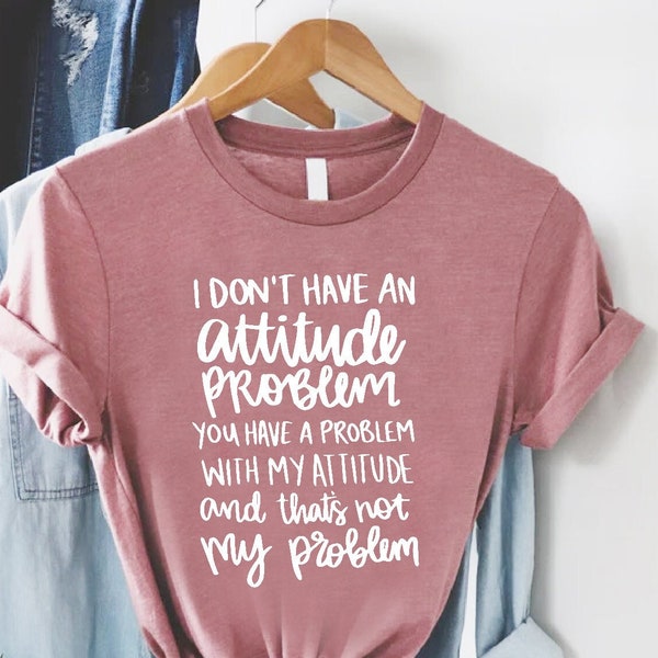 Attitude Tee Shirt - Etsy