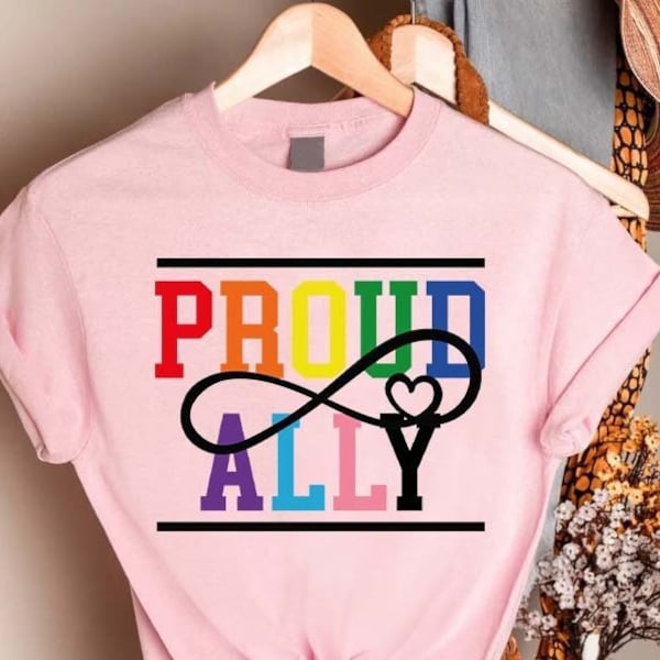 Lgbt Ally Tshirt - Etsy
