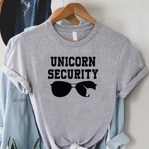 Unicorn Birthday Party Outfit for Dad, Unicorn Security Shirt, Unicorn ...
