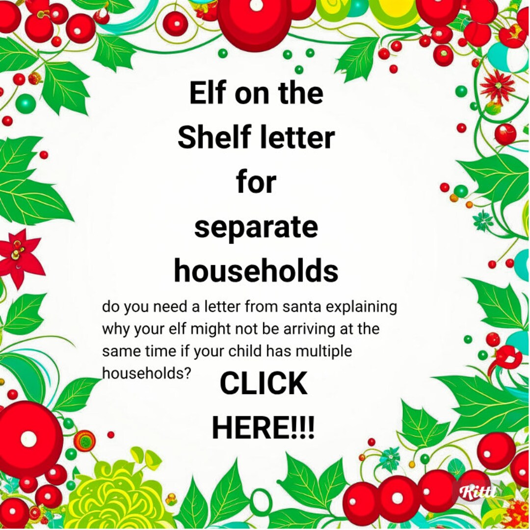 Separate Household Elf Letter - Etsy