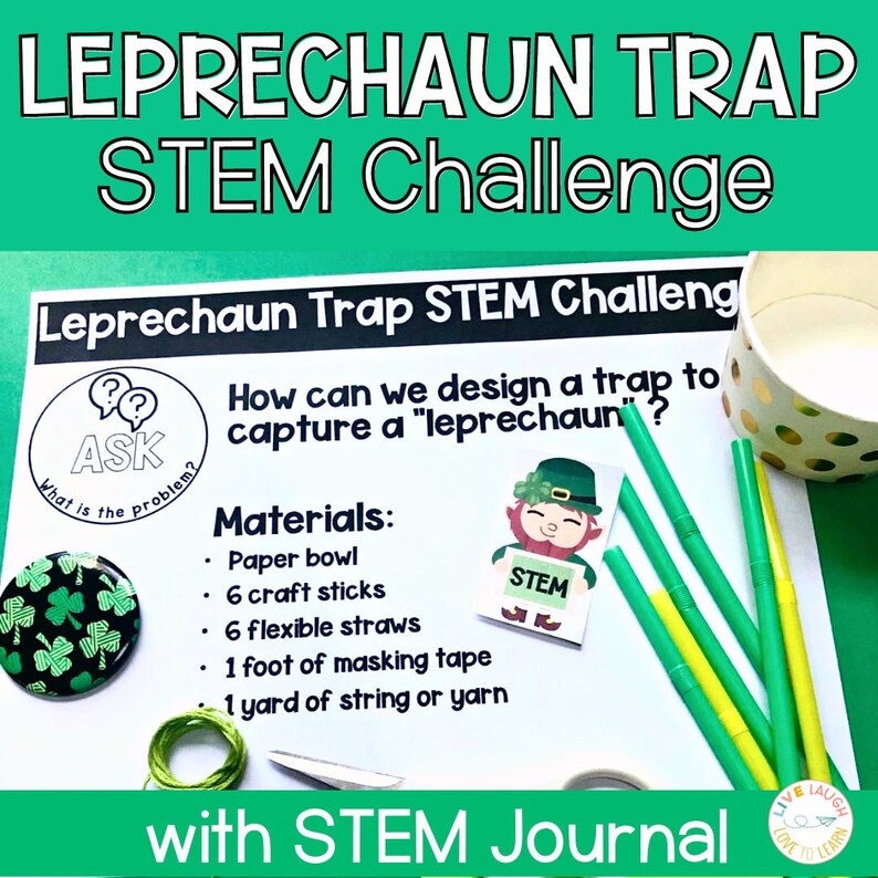 St. Patrick's Day Leprechaun Trap STEM Challenge - Etsy