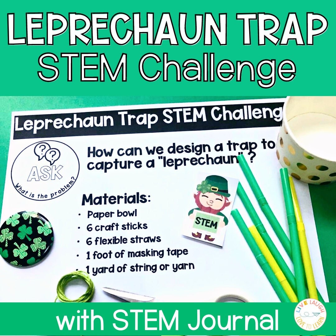 St. Patrick's Day Leprechaun Trap STEM Challenge - Etsy