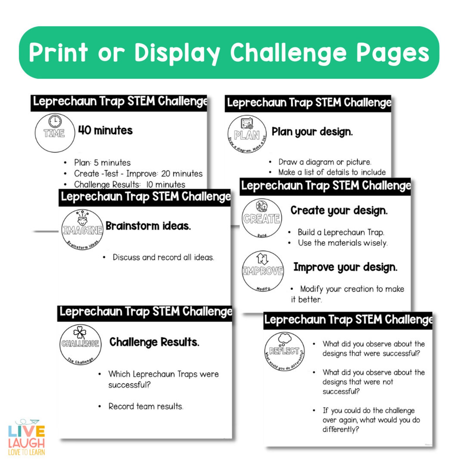 St. Patrick's Day Leprechaun Trap STEM Challenge - Etsy