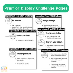 St. Patrick's Day Leprechaun Trap STEM Challenge - Etsy