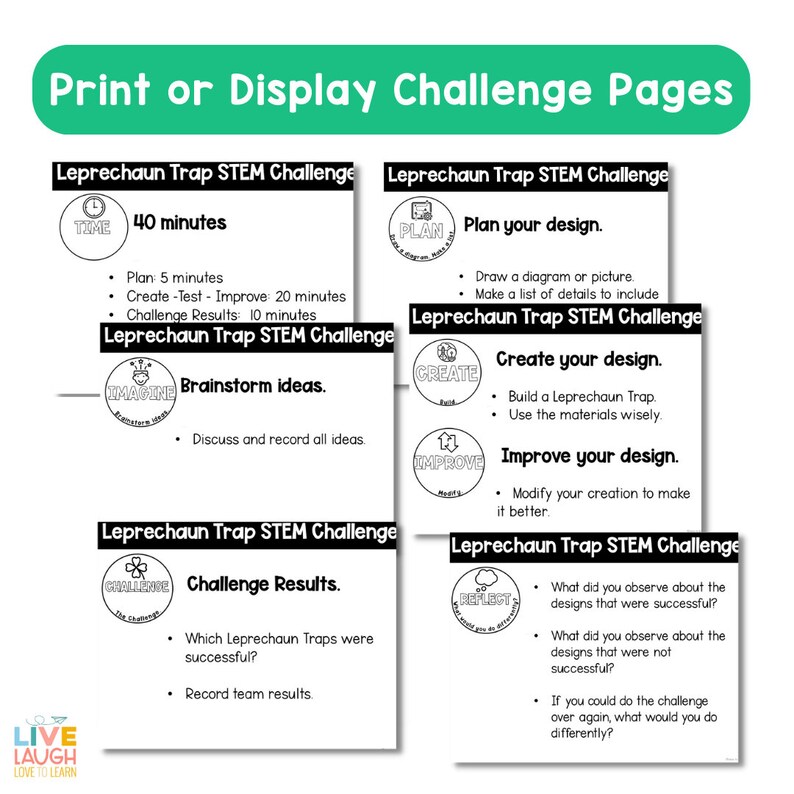 St. Patrick's Day Leprechaun Trap STEM Challenge - Etsy