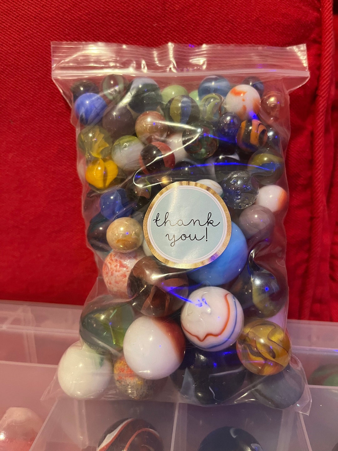 Marble Grab Bag 100 Marbles per Bag. Unique Vintage and New. Includes ...