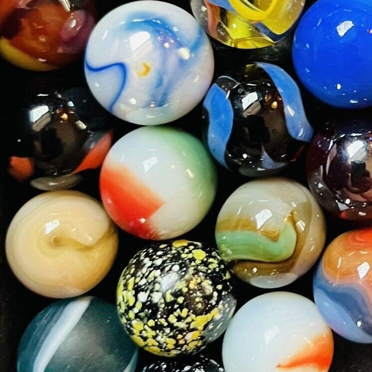 Marble Grab Bag 100 Marbles per Bag. Unique Vintage and New. Includes ...