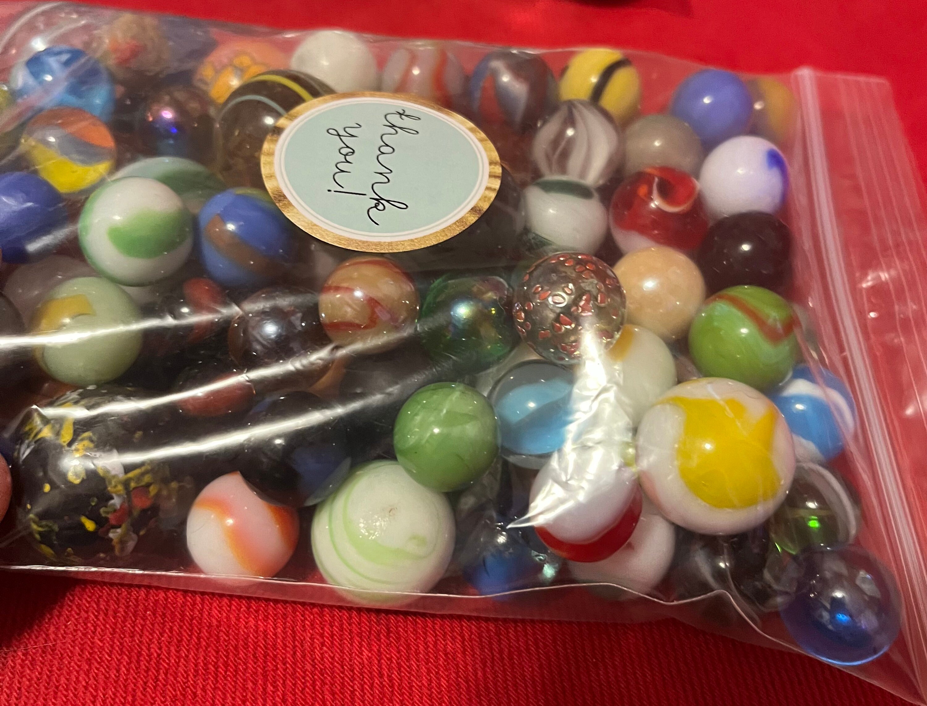 Marble Grab Bag 100 Marbles per Bag. Unique Vintage and New. Includes SHOOTERS - Etsy