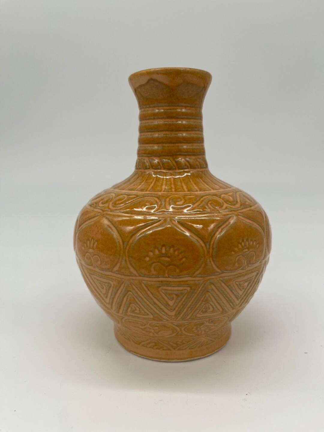 Handmade and Glazed Mustard Colored Bud Vase 450 - Etsy