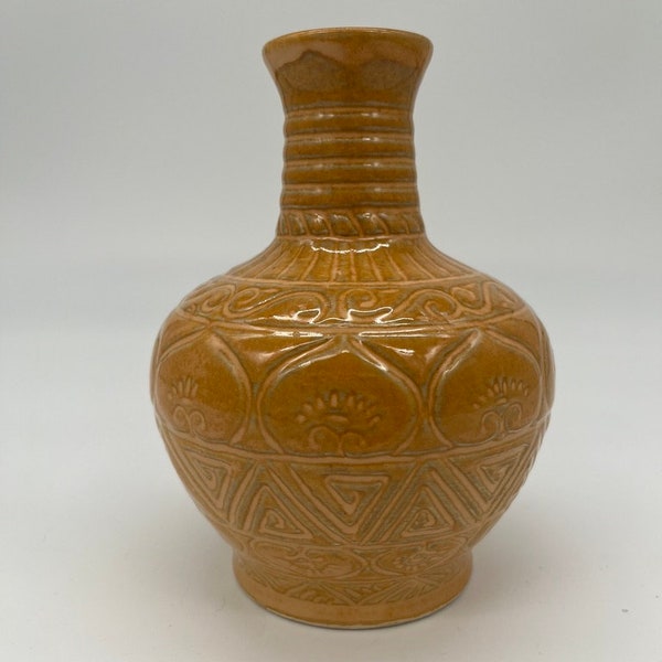 Mustard Yellow Vase - Etsy