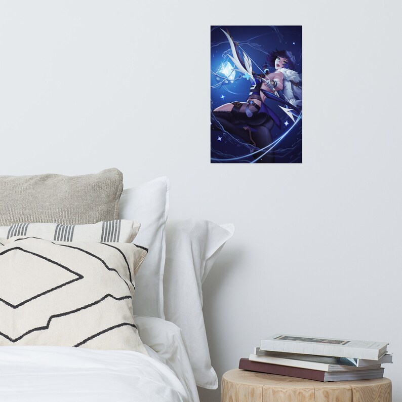 Yelan | Genshin Impact Fan Art Poster - Etsy