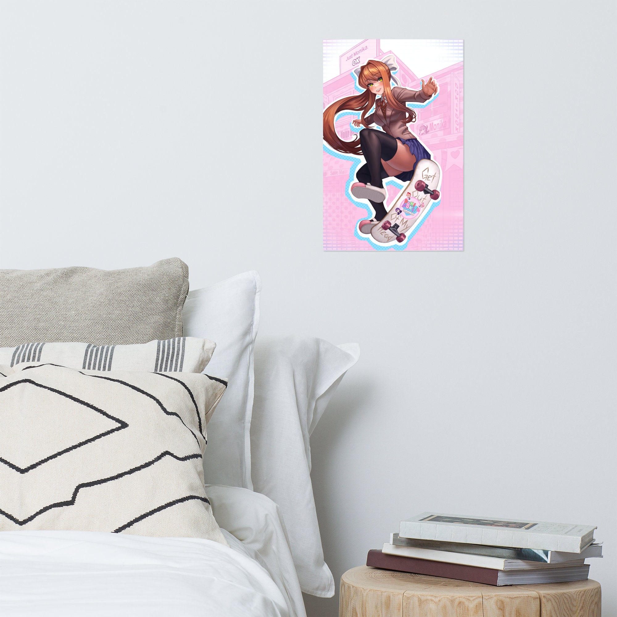 Monika Doki Doki Literature Club Fan Art Poster - Etsy