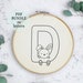 Farm Animal Alphabet Hand Embroidery Pattern, DIY Letter Monogram (PDF ...