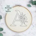 Alphabet Embroidery Pattern Bundle, Beginner Hand Embroidery (digital ...