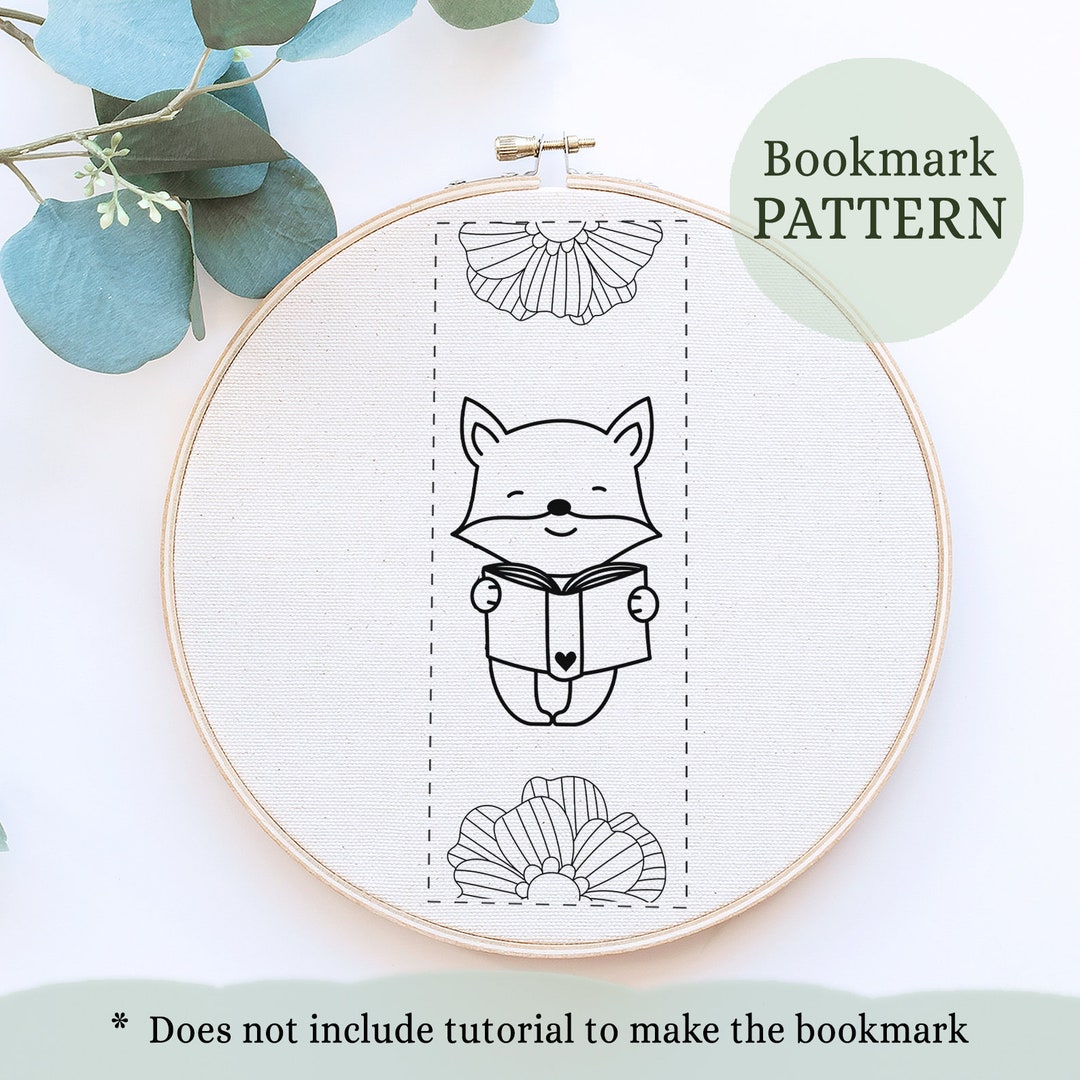 Hand Embroidery Bookmark, Handmade Bookmark, Floral Embroidery, Ideal ...