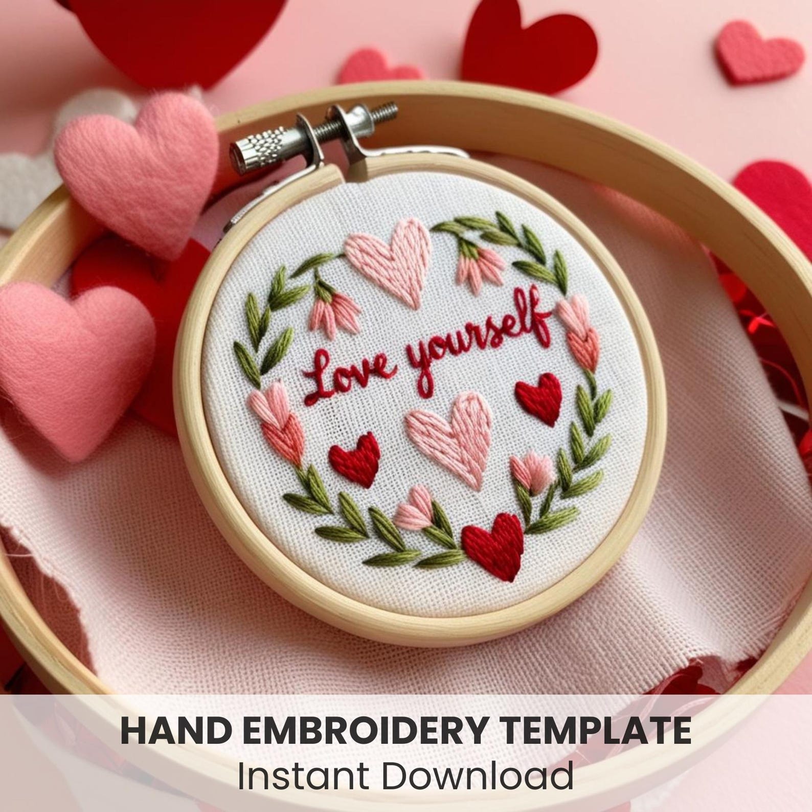 Valentine Hand Embroidery Designs, Couple Motifs, Heart Art (PDF ...