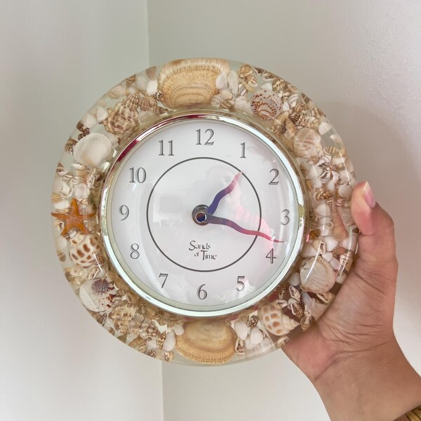 Seashell Clock - Etsy